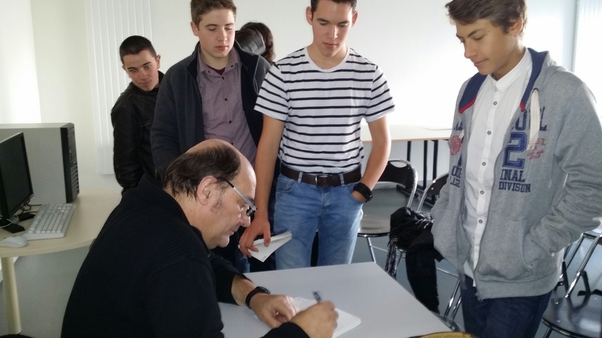 Gérard Alle a rencontré les 3prépapro, TMA et TTPVi